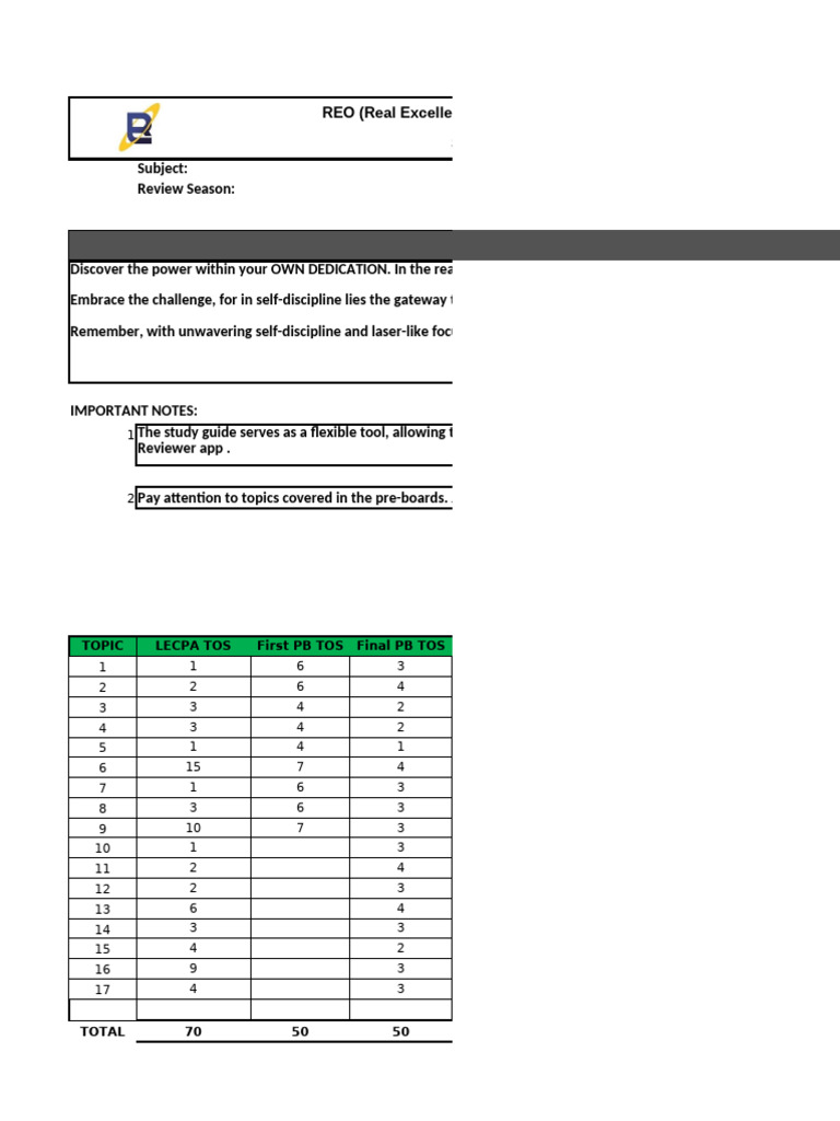 B9 at Study Guide | PDF