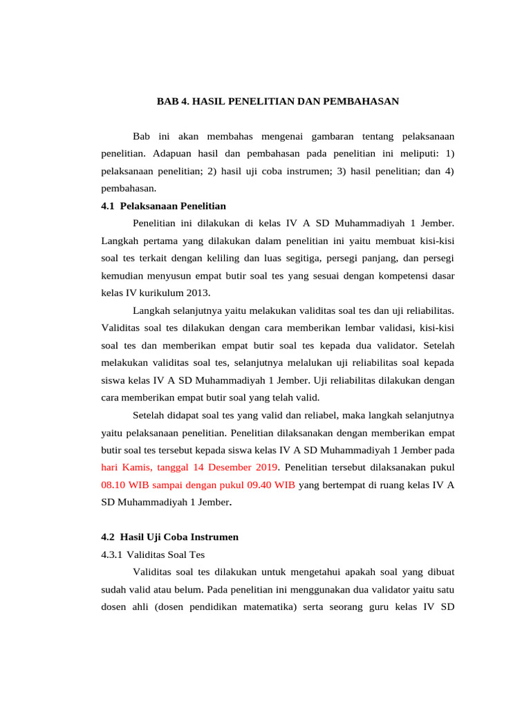 BAB 4 | PDF