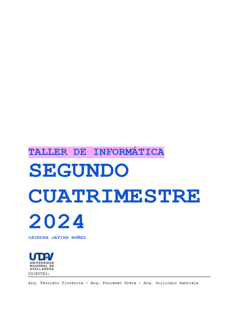 2024 2C Documento de Trabajo | PDF
