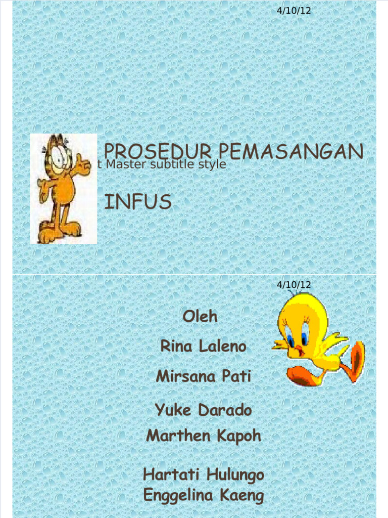 Vdocuments - MX Prosedur Pemasangan Infus 55ab50d66a554 | PDF