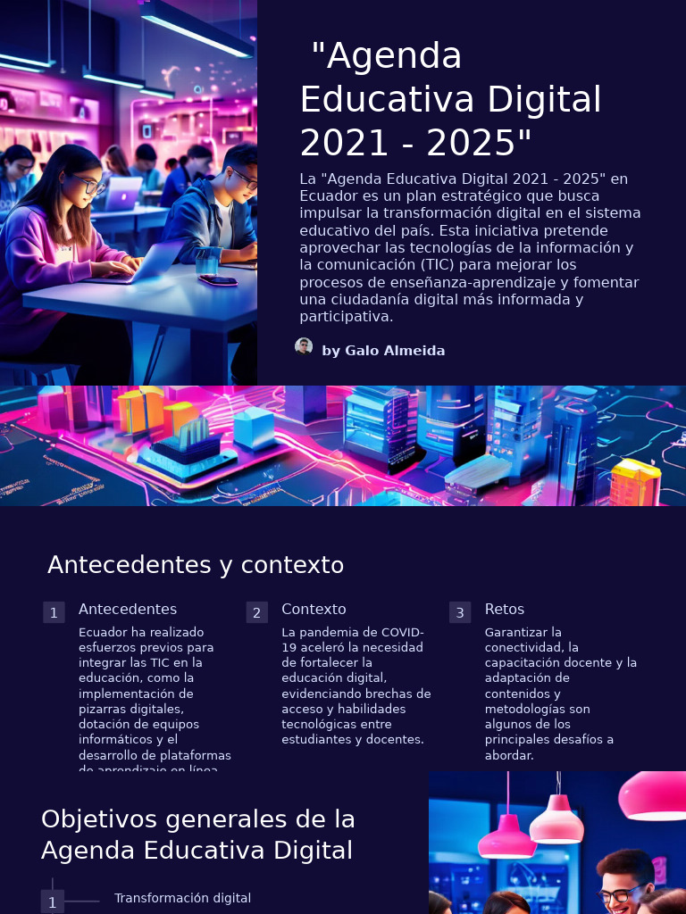 Agenda-Educativa-Digital-2021-2025 Presentación | PDF