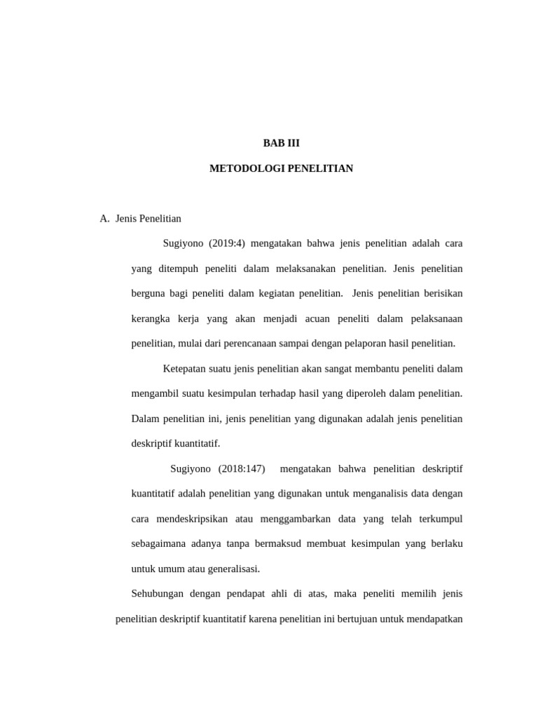 REVISI KE 1 IBU PIA (BAB 3) Fix | PDF | Career & Growth