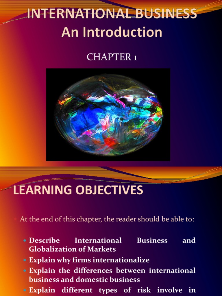 International Business Chapter 1 Slides | PDF | International Business ...