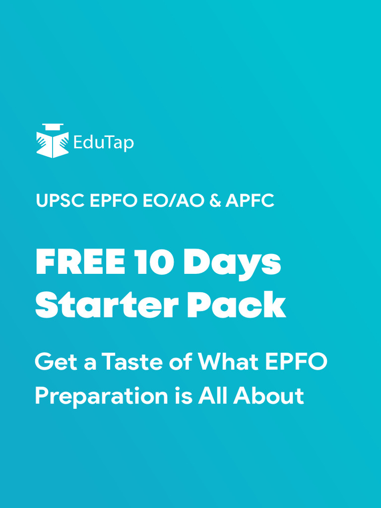Brochure EPFO 10 Days Starter Pack | PDF