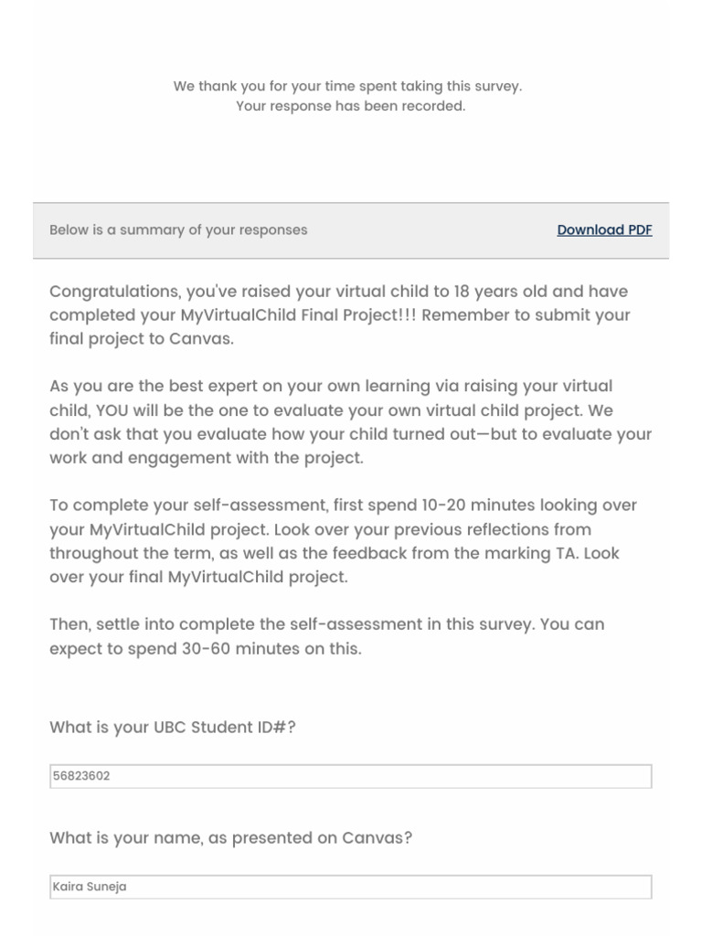 Response Summary | PDF