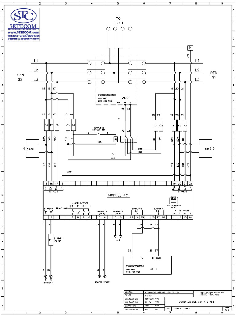 ATS-400-3 Electrical Specifications | PDF