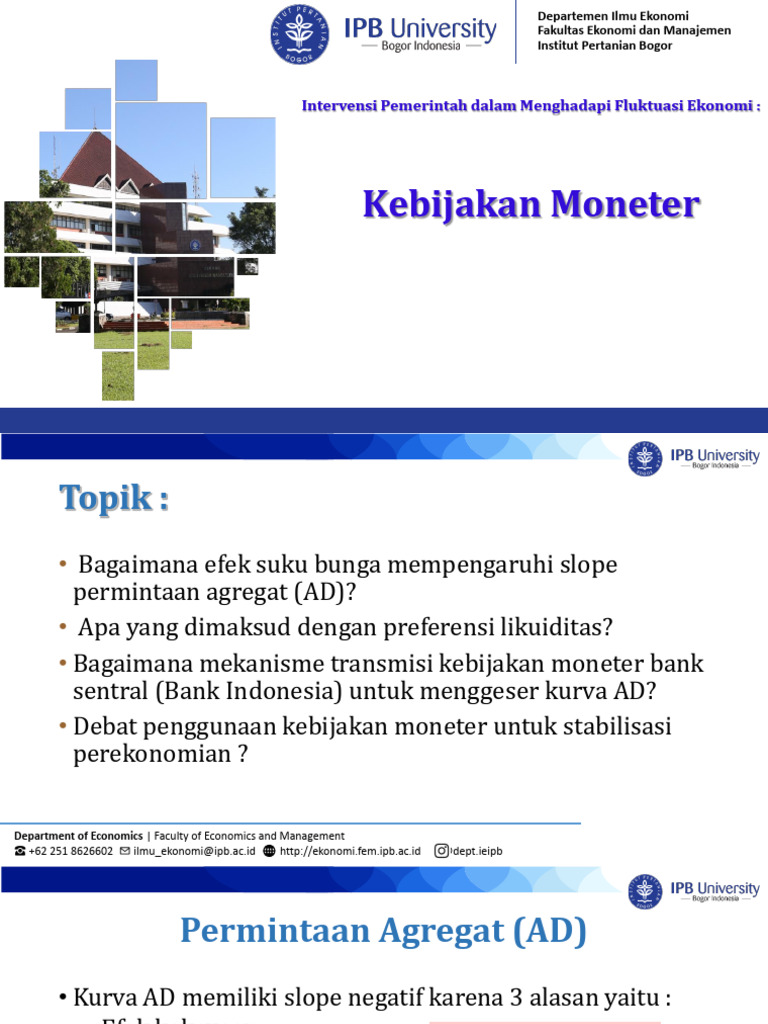 Bab 14 Kebijakan Moneter - Ekonomi | PDF