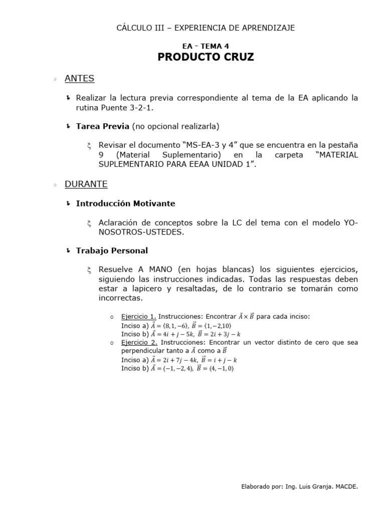 C3 - Ea Tema 4 | PDF