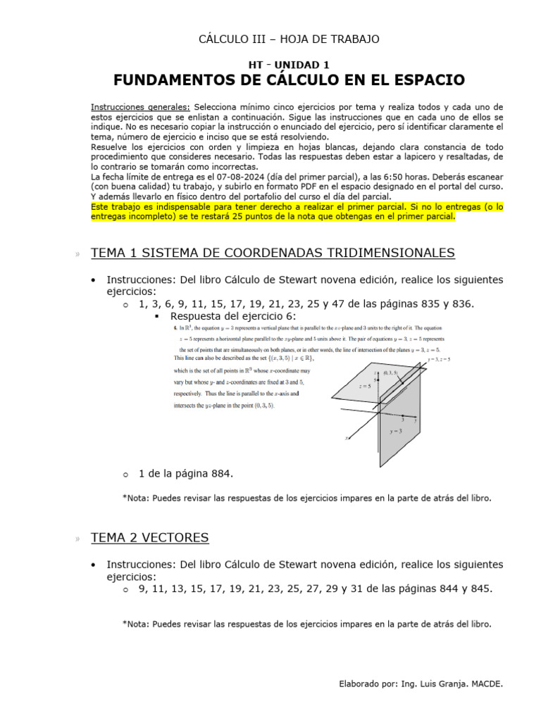 C3 - HT Unidad 1 | PDF