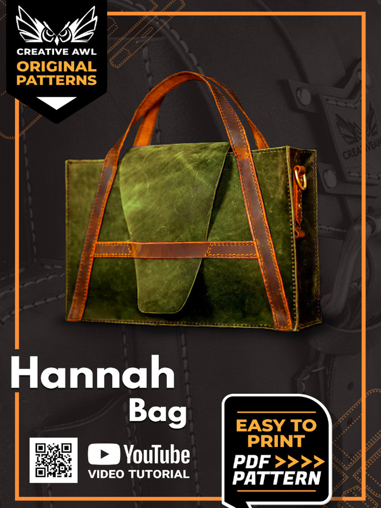 Leather Hannah Bag Pattern by Creative Awl Xlenzp | PDF