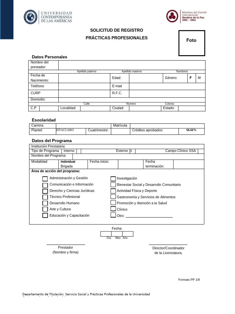 Formatos de Practicas para Alumnos | PDF