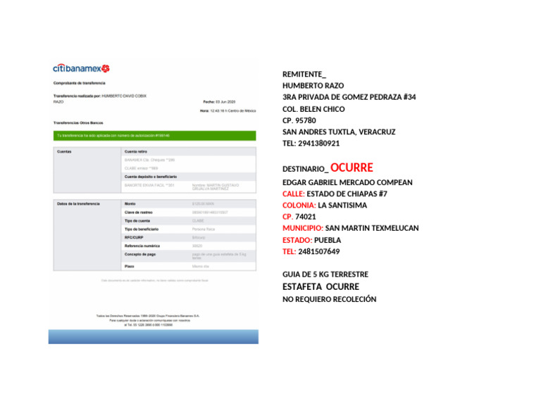 Envia Facil Edgar Gabriel Mercado Compean | PDF