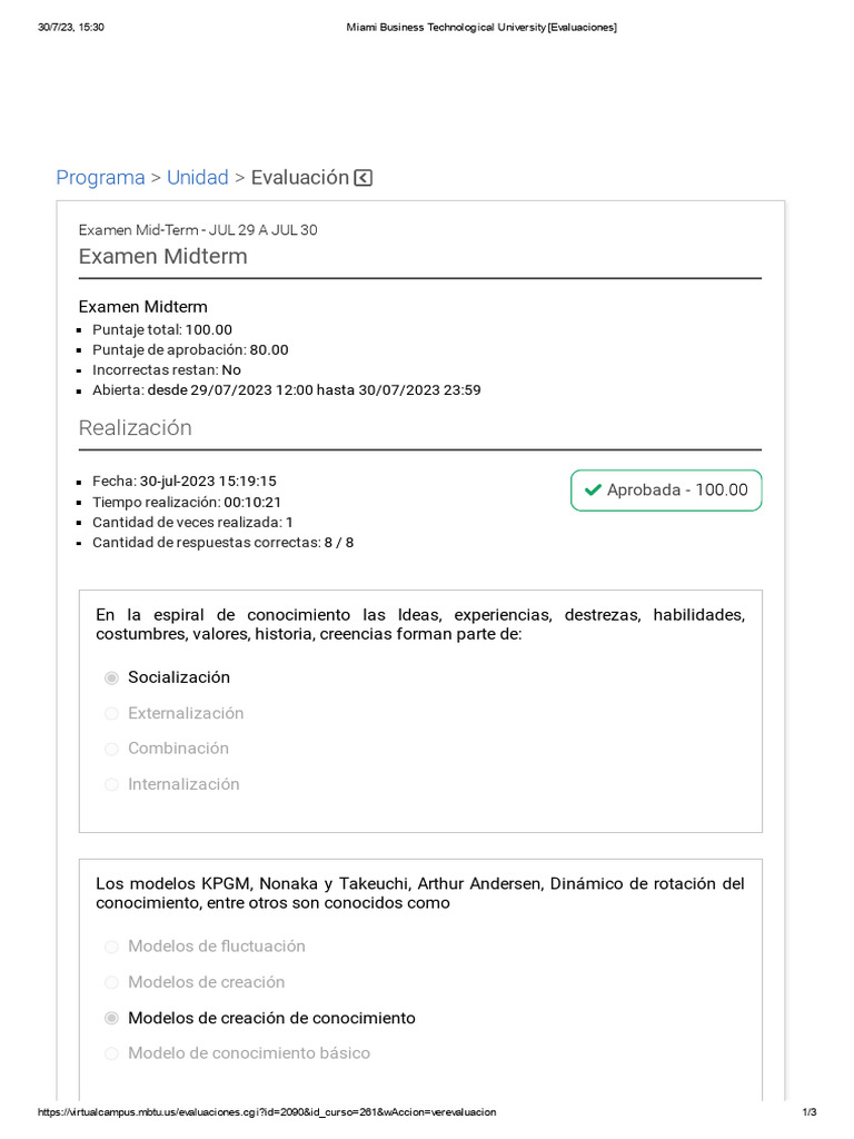 Midterm Exam Results Analysis | PDF