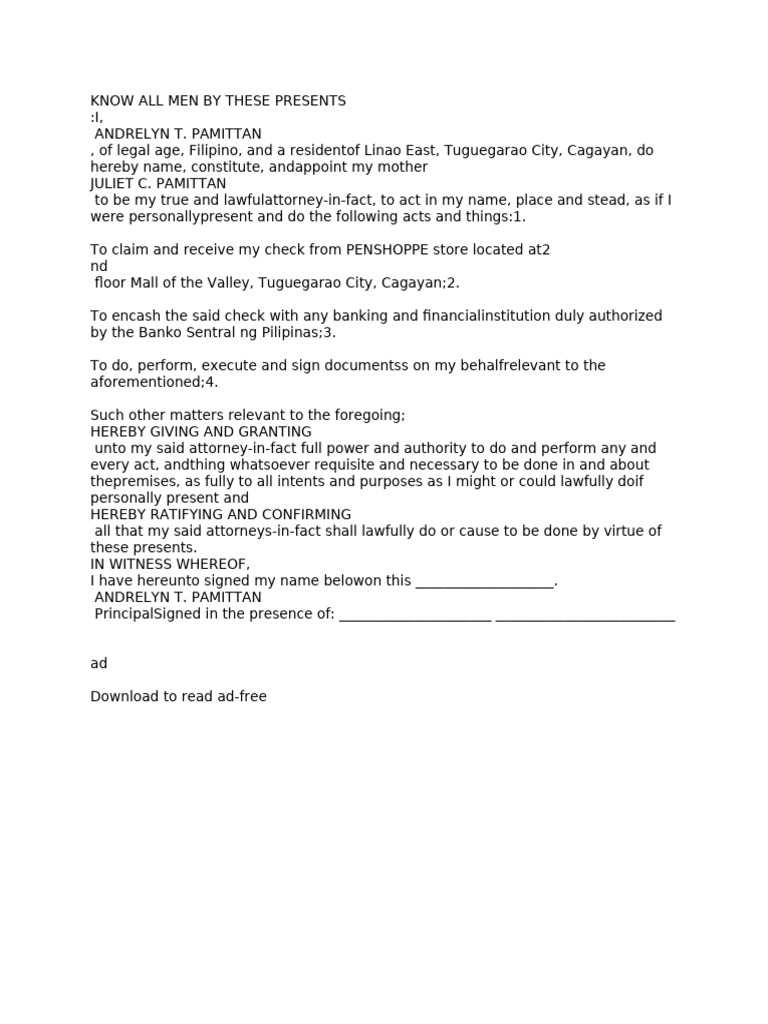 SPA To Claim Check | PDF