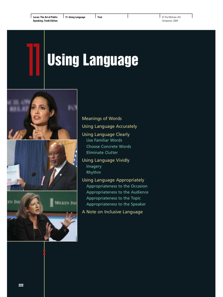 The Art Of Public Speaking Chapter 11 Pdf