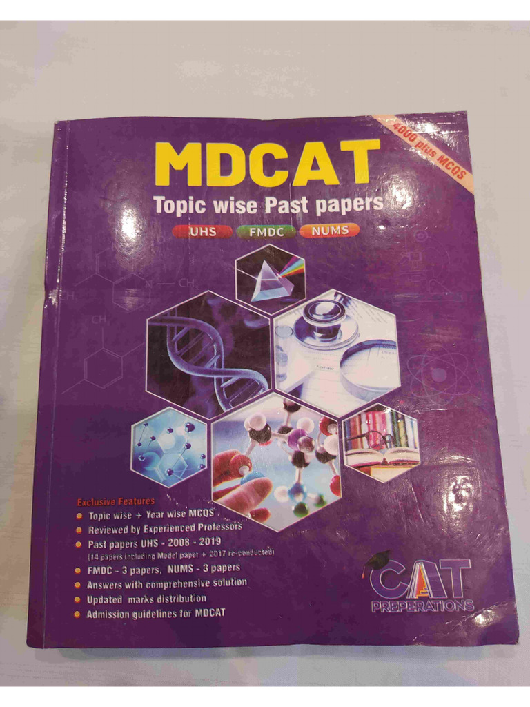 New Unit & Topic Wise Past Papers MDCAT Book - MAA | PDF