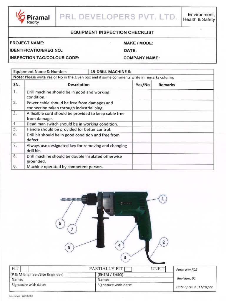 15- Drill Machine | PDF
