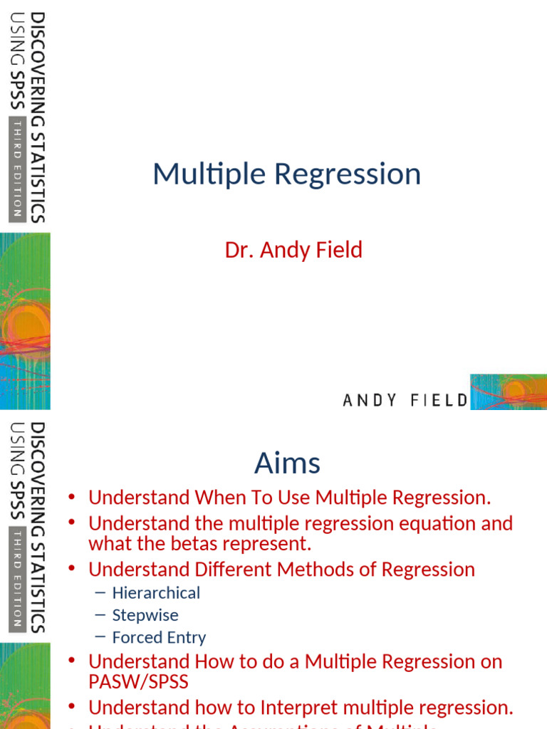 Chapter 07MultipleRegression | PDF