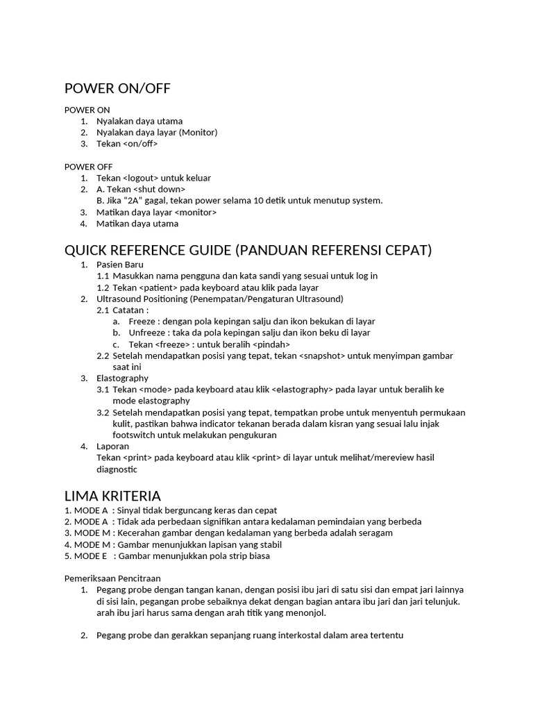 Quick Reference Quide | PDF