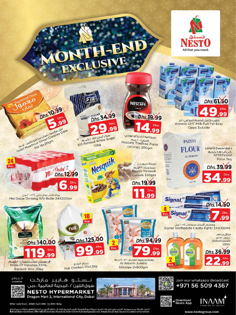 NESTO MONTH END EXCLUSIVE Dragon Mart 2, International City, Dubai.................... ! | PDF