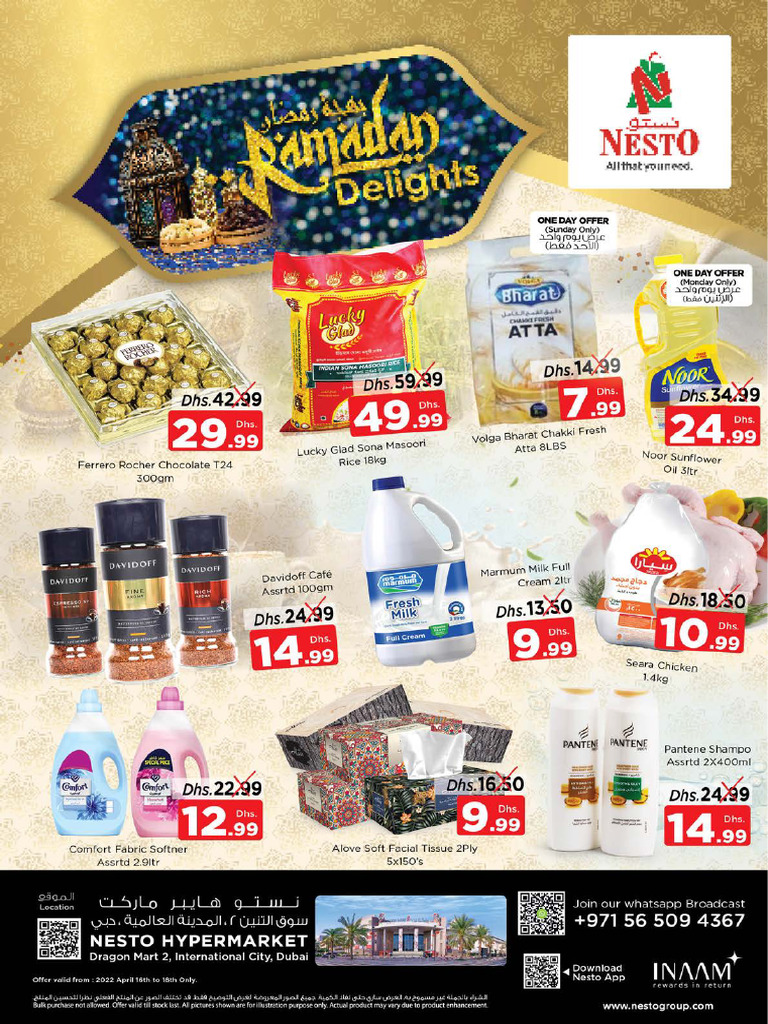 NESTO RAMADAN DELIGHTS Dragon Mart 2, International City, Dubai.................... !-1 | PDF