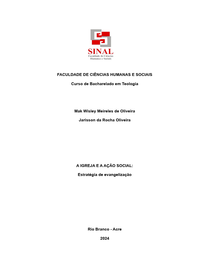 Projeto De Pesquisa Científica N1 Metodologia Científica Pdf