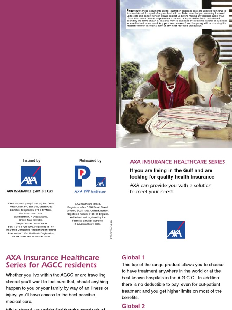 AXA - Sales Brochure Qatar - ALL - EN | PDF | Patient | Health Care
