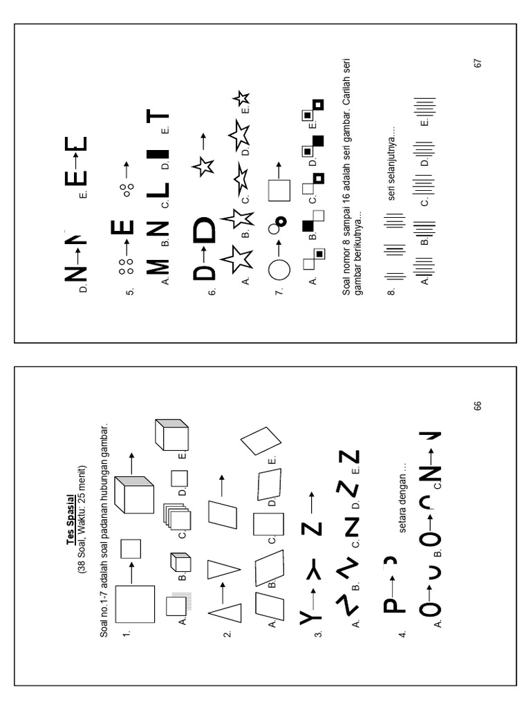 Tes Spasial | PDF