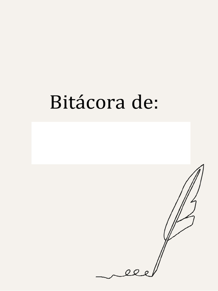 Bitácora | PDF