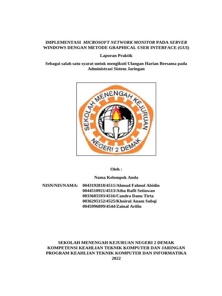 MONITORING_JARINGAN_MICROSOFT_NETWORK_MONITOR | PDF
