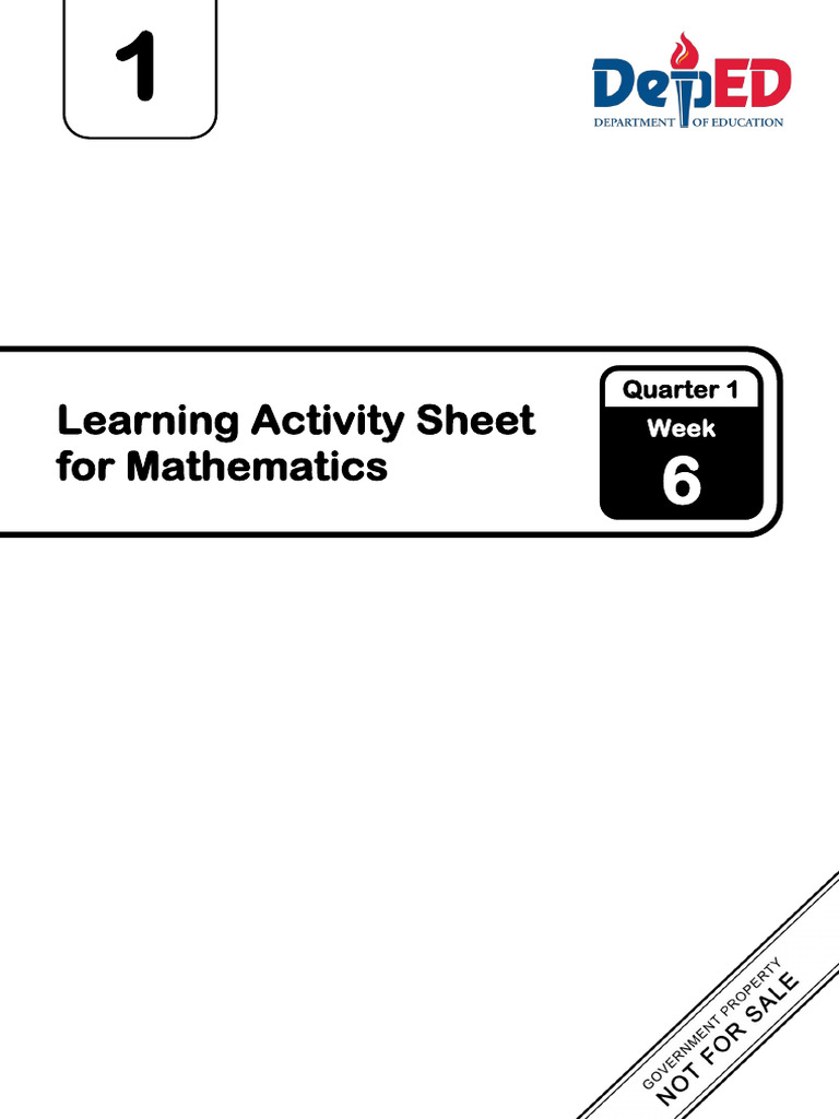 LAS Math1 Q1 Wk6 Revised | PDF | Copyright | Intellectual Property