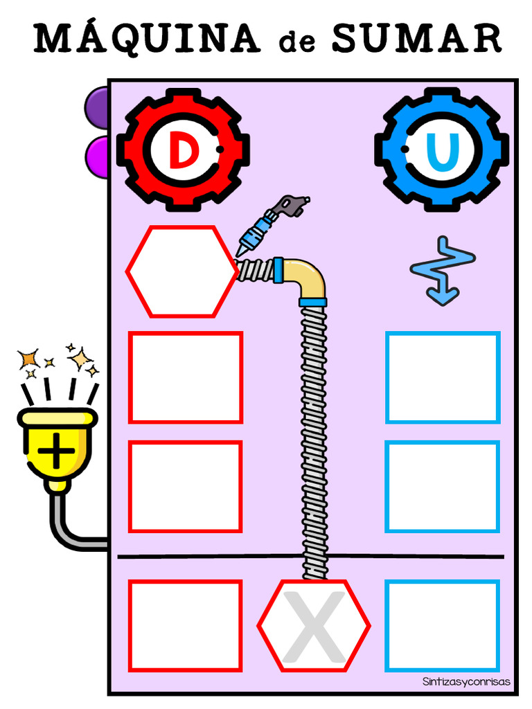 Maquina-de-sumar-Plantilla-2 | PDF