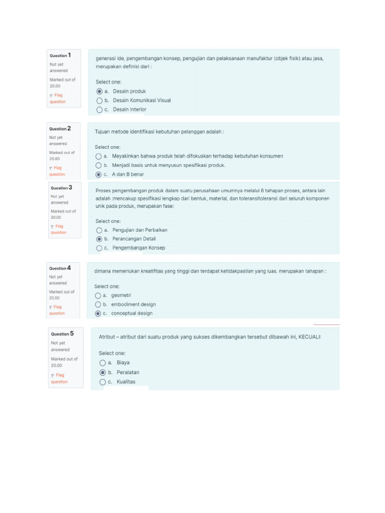Sesi 03 Kuis Analisis Dan Perancangan Perusahaan | PDF