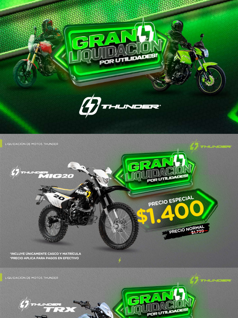 Catálogo de Motocicletas | PDF