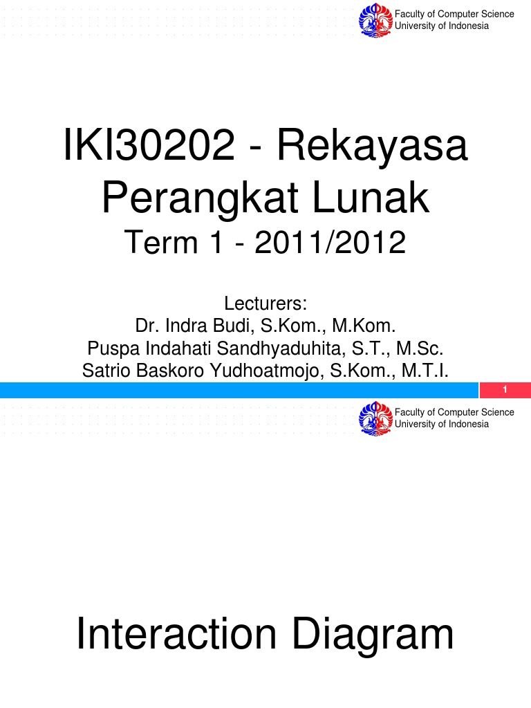10 - Interaction Diagram | PDF | Unified Modeling Language | Systems ...