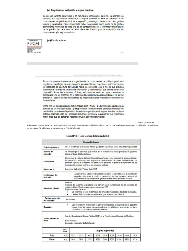 Fichas Técnicas de Indicadores en Este Anexo Se Presentan Las Fichas Técnicas de Los Nueve | PDF