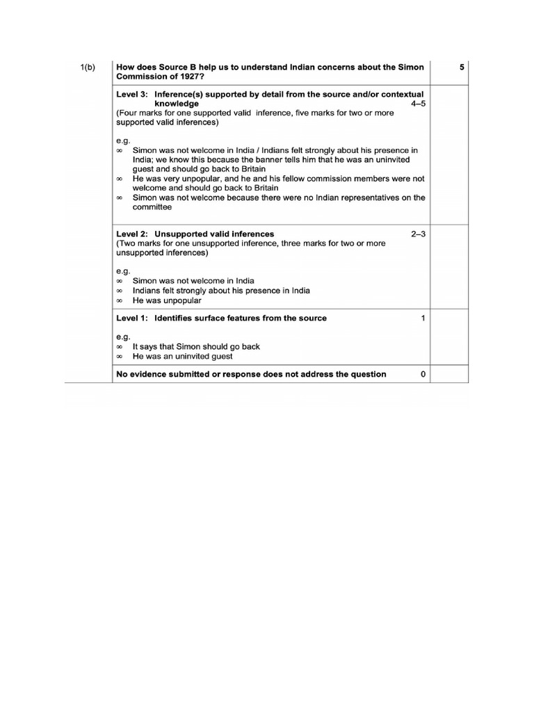 Marking scheme - grade 9 final exam | PDF