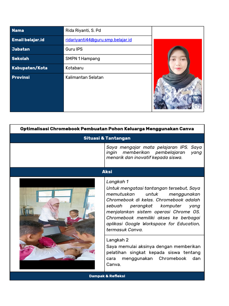 Praktik Baik Canva Rida | PDF