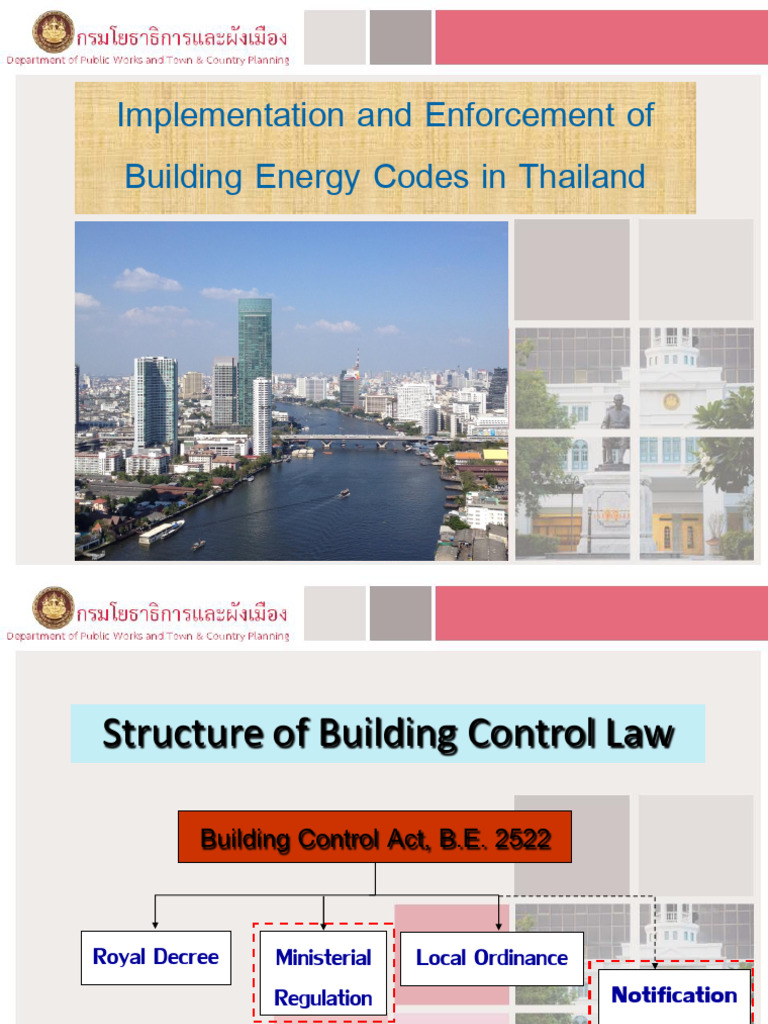 Thailand Building Control Act - Energy Conservation Promotion | PDF