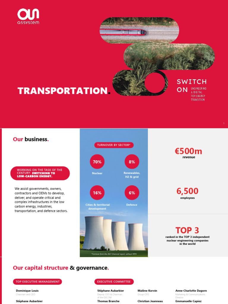 Assystem Transportation Profile | PDF