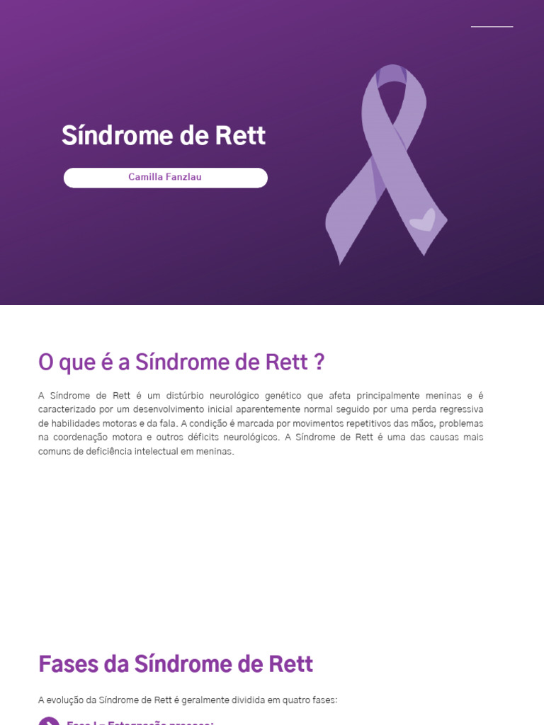 Síndrome de Rett | PDF