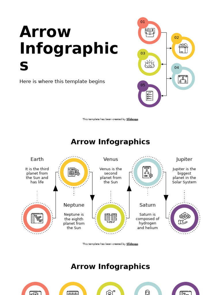 Arrow Infographics by Slidesgo | PDF