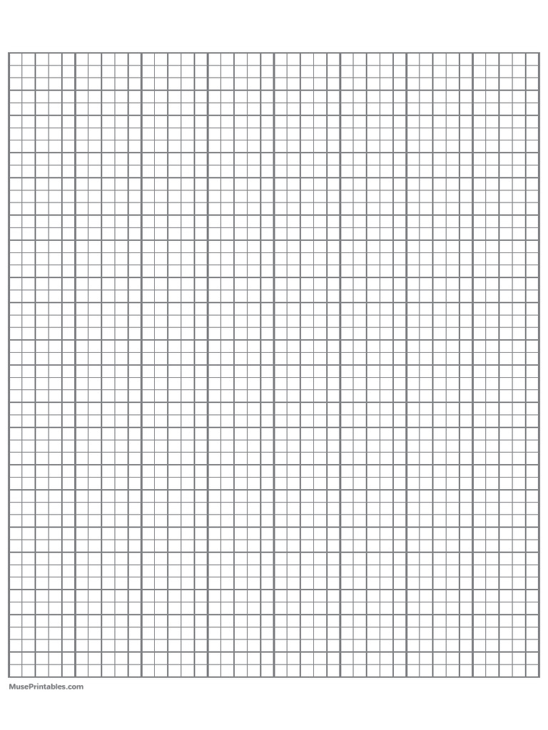 5 Squares Per Inch Gray Graph Paper A4 Watermarked | PDF
