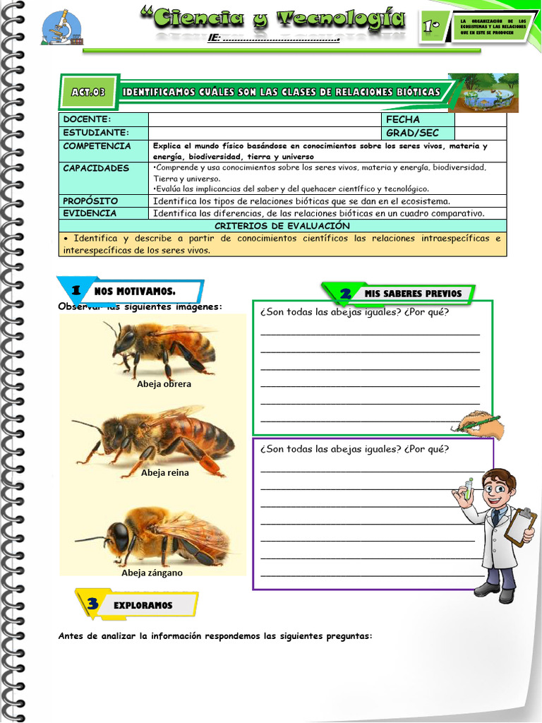 B-1º Act 3 Cyt Und 4 - Sem 2 | PDF