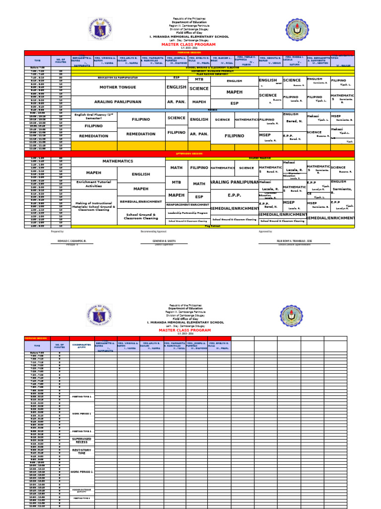 Immes Master Class Program 2 2015 - 2016 | PDF