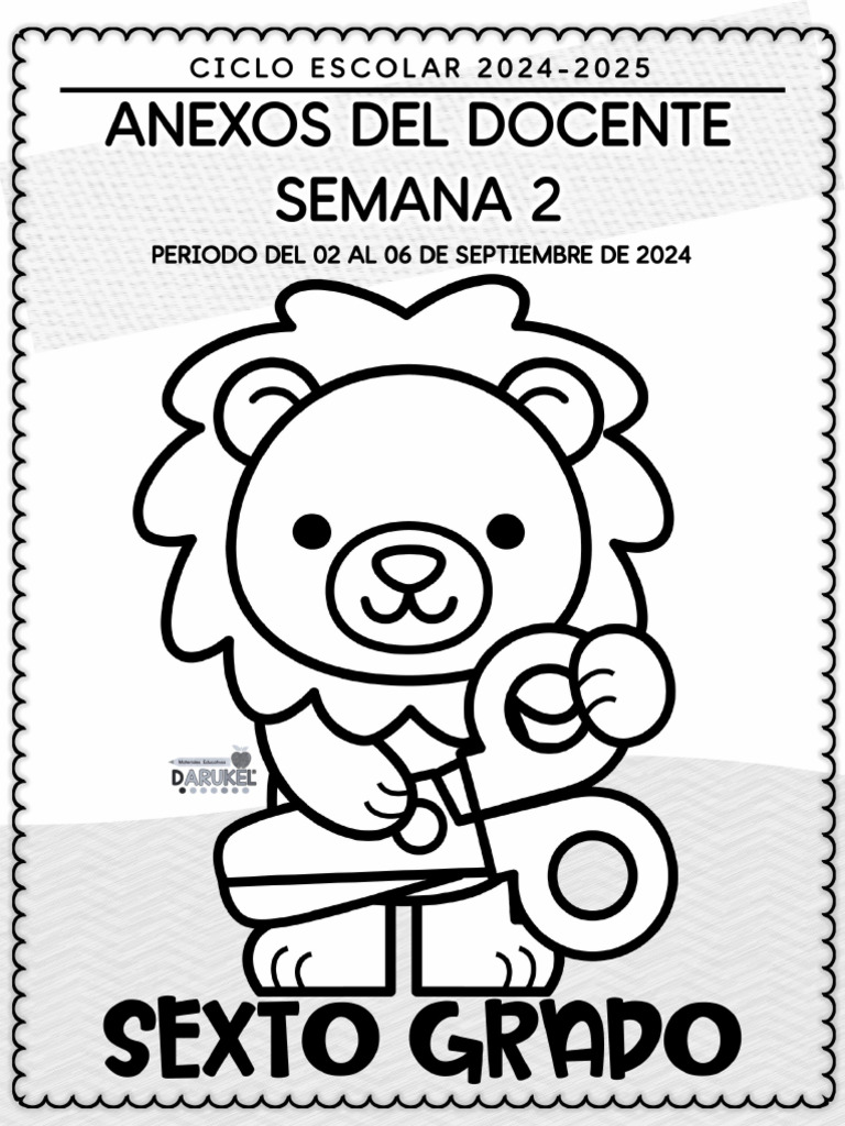 6° S2 Anexos Darukel 24-25 | PDF