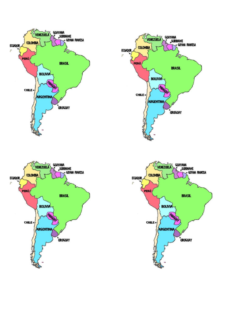 Mapa de Sudamérica | PDF