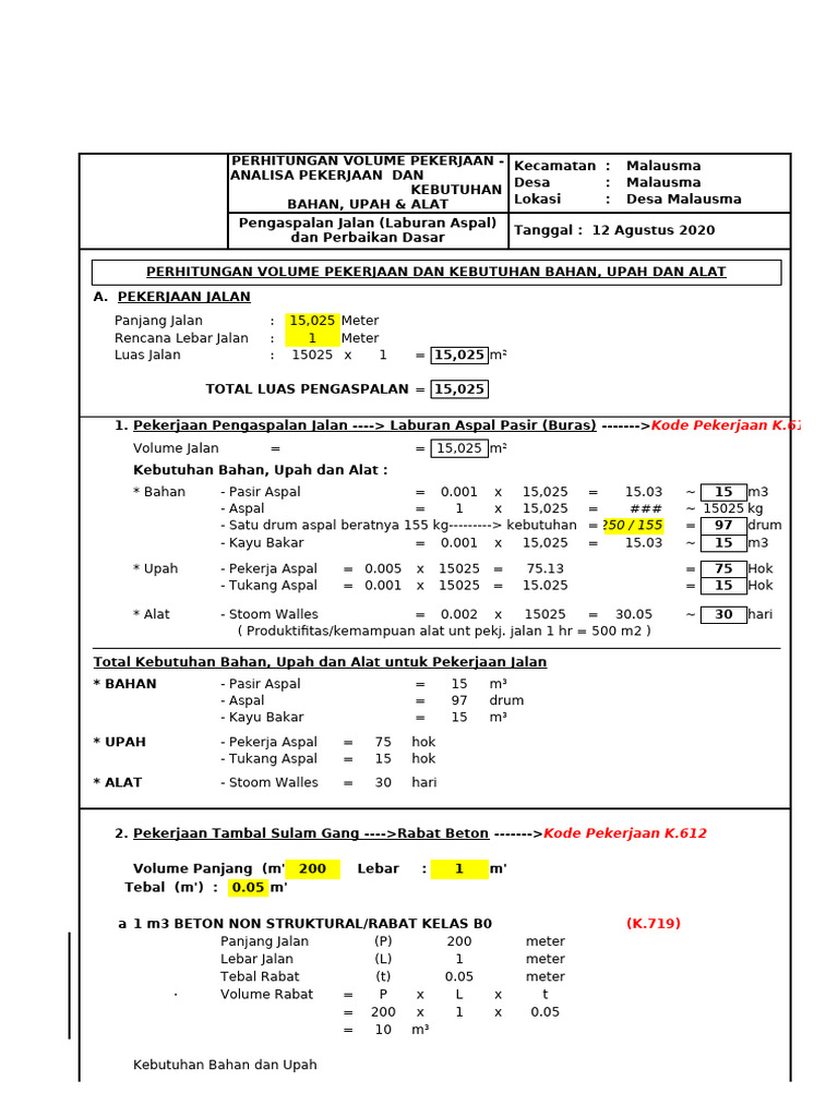 004 Pengaspalan-Laburan Aspal | PDF