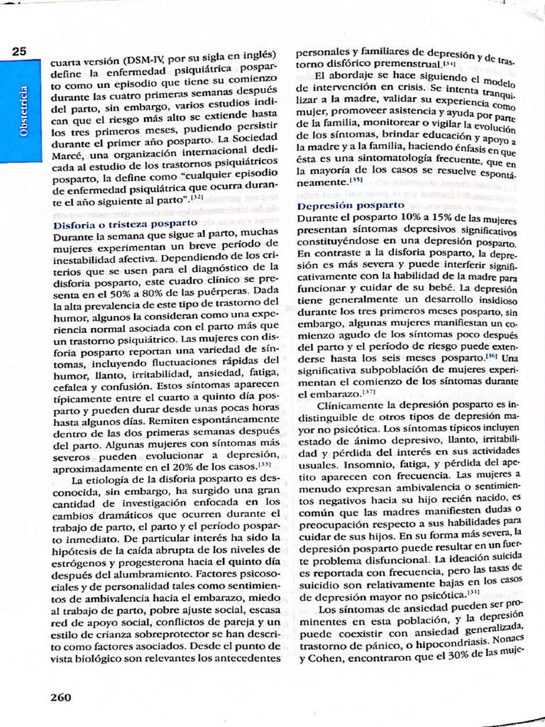 2-Disforia o Blues+ Depre Postparto | PDF