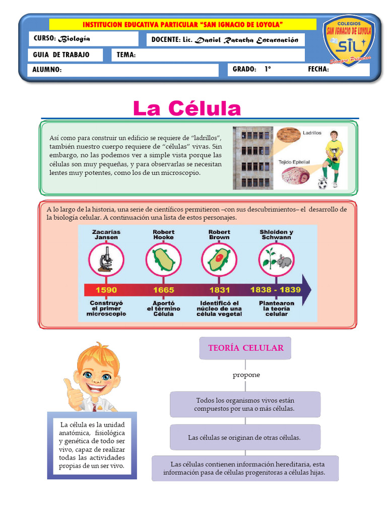 La-Célula- 1° | PDF